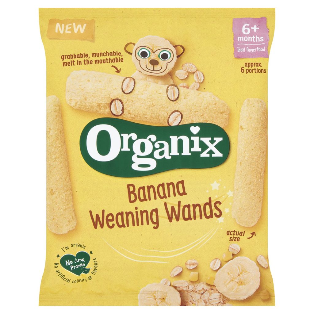 Organix 6m+ organski banana flips 25g - Market zdravlja
