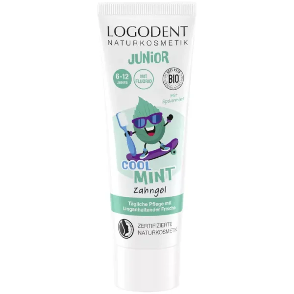 Logodent Junior Cool mint pasta za zube 75ml - Market zdravlja